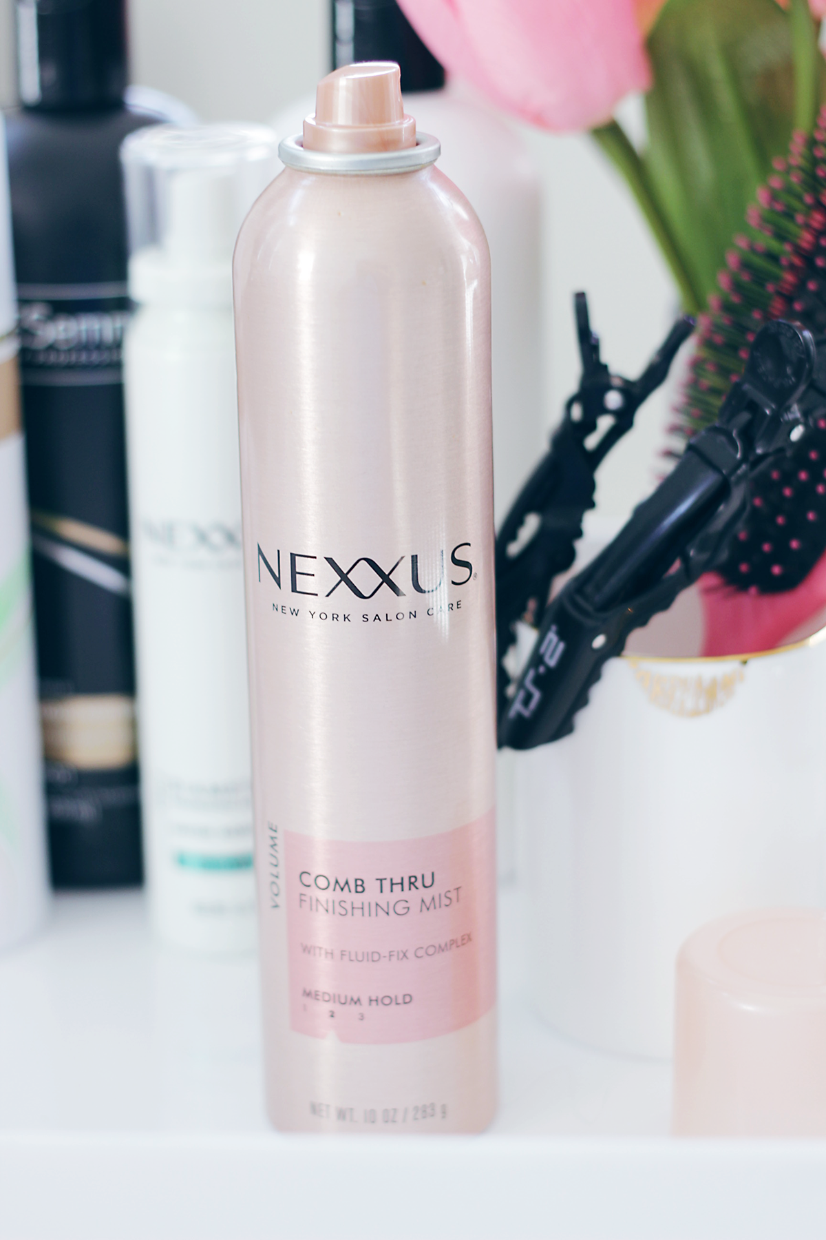 nexxus-fine-mist-comb-thru-hairspray - Makeup Life and Love